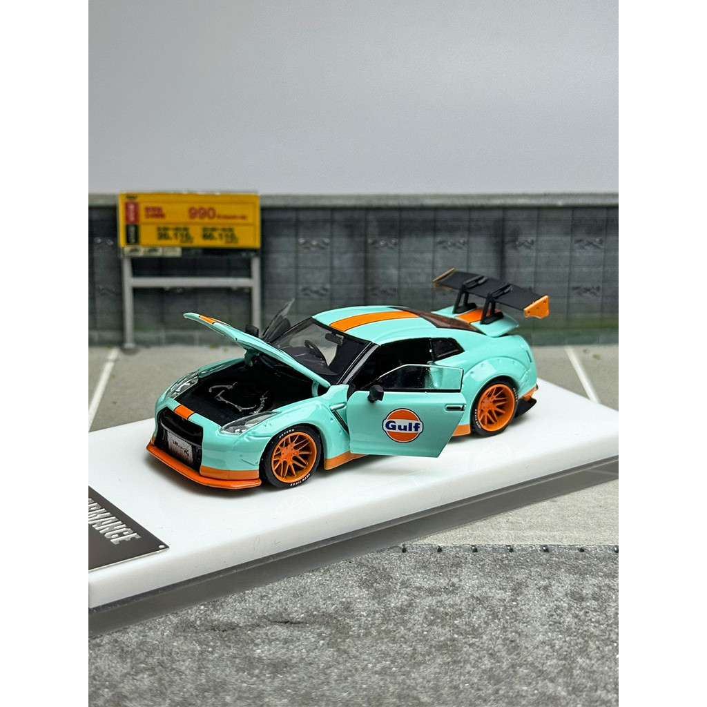 Old Time Alloy Full Open 1: 64 Nissan Nissan GTR R35 LB Wide Body Bay ...