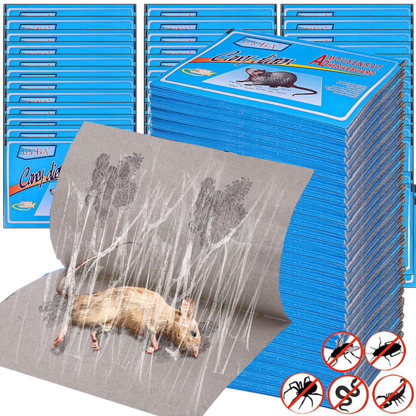 1/5Pcs Super Strong Mouse Glue Board / High Effective Rodent Rat Snake ...