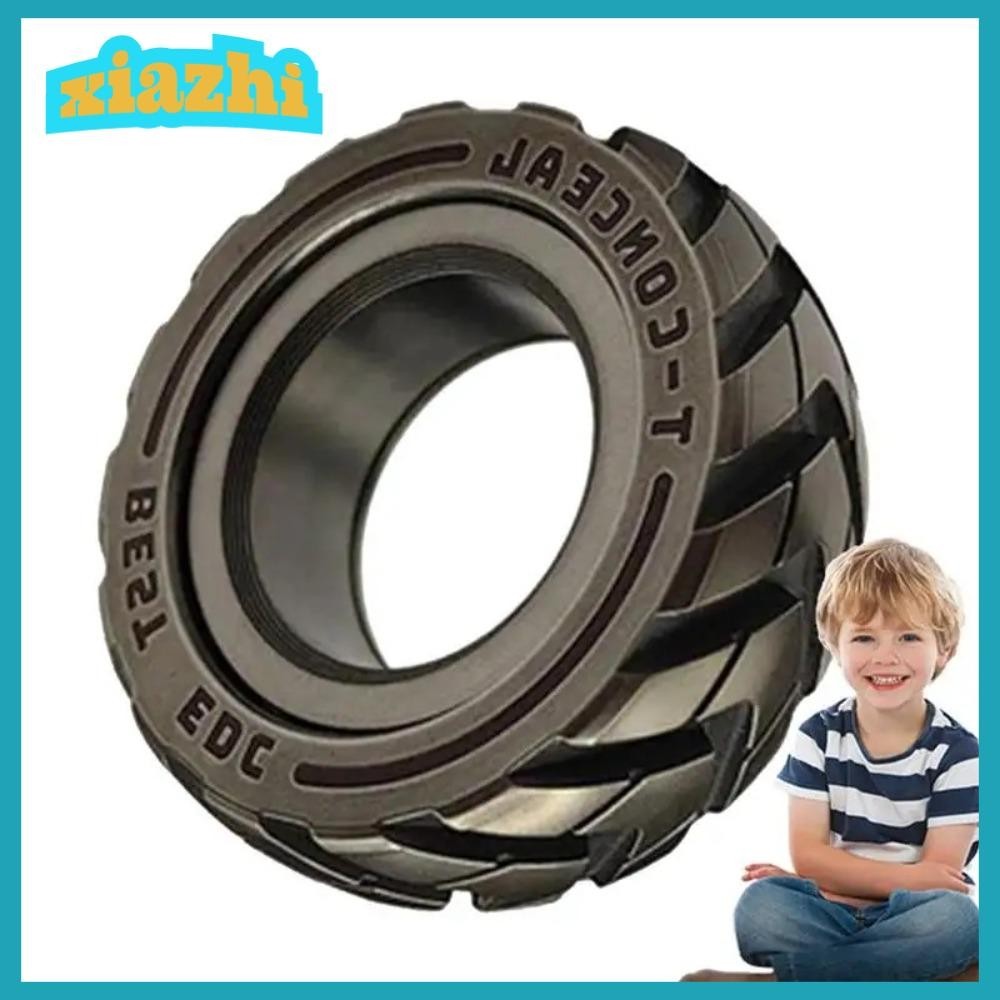 XIAZHI Tire Tread Spinner Ring, Decompression Toy Fingertip Gyro ...