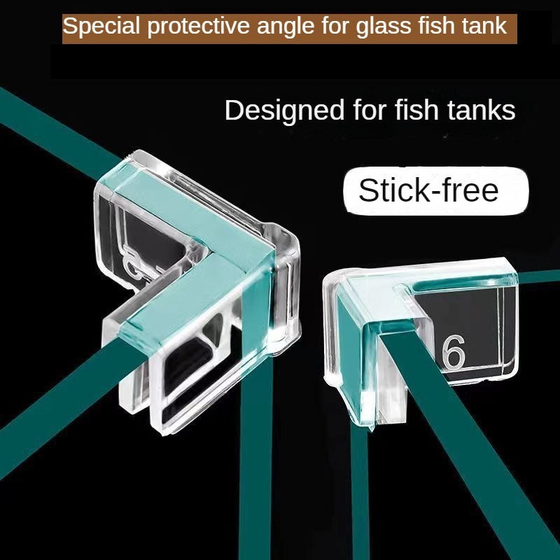 Transparent Transparent Anti-Collision Corner Protection Glass Fish ...