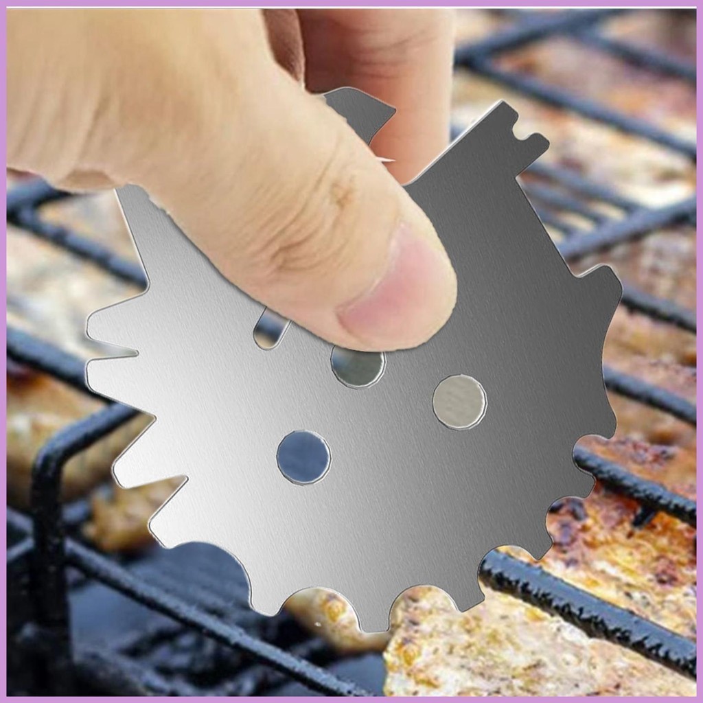 BBQ Cleaning Brush Grill Cleaner Tool BBQ Grill Scraper Solid Grill ...