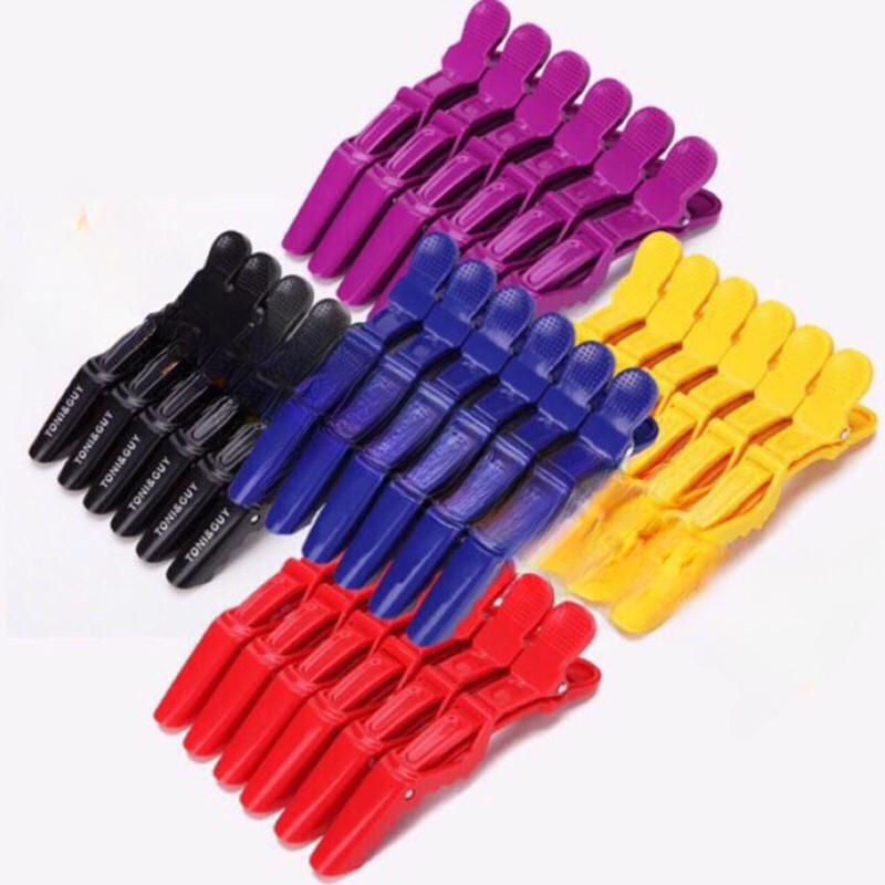 6pcs crocodile clip hair tools hair clips hair sectioning clips ...
