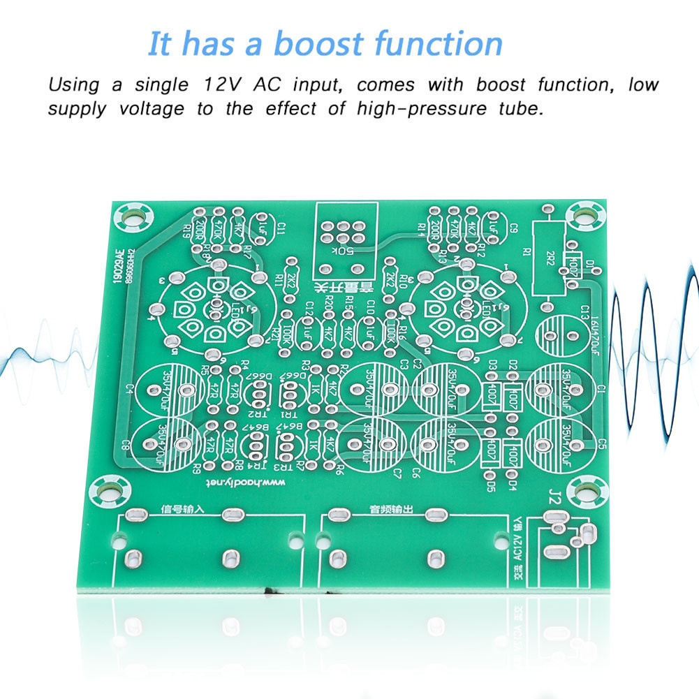 Iuxishop Valve Pre-amp Tube Boost Function Preamplifier DIY Kit For ...