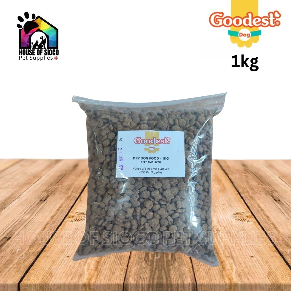 Goodest Dog Dry Dog Food 1kg | Shopee Philippines