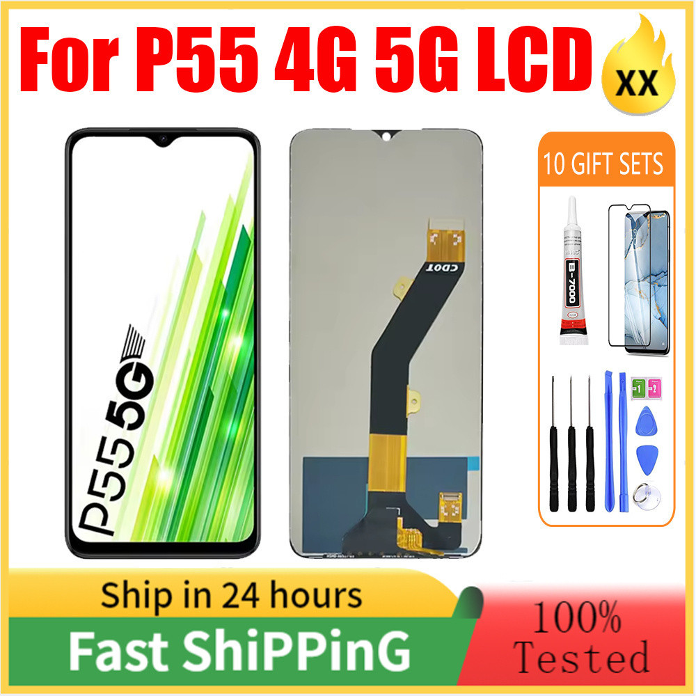 Original Itel P55 4G 5G LCD Display Touch Screen Replacement | Shopee ...