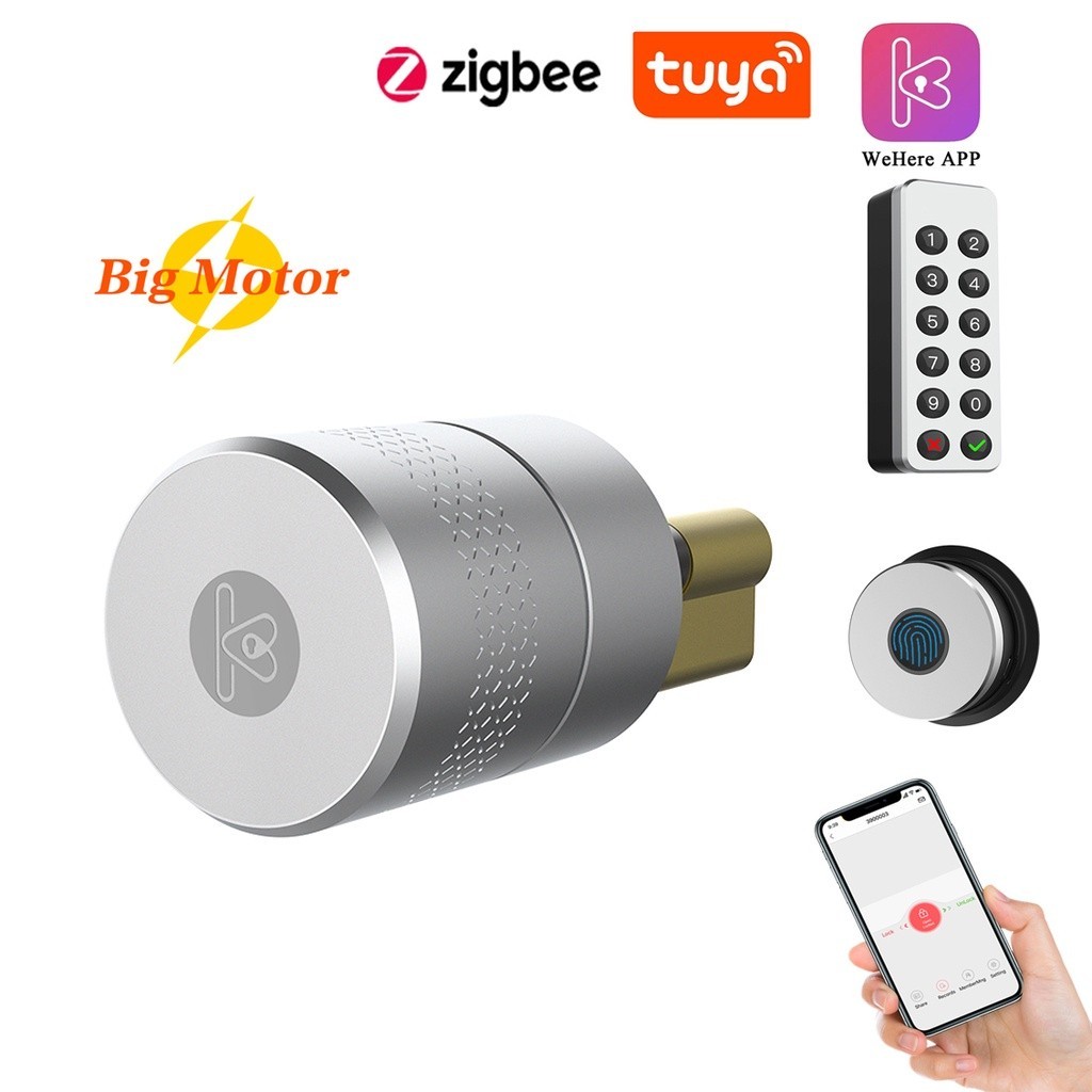 RR+`Smart Remote Control EU Cylinder Lock Big Motor Type M501 ...