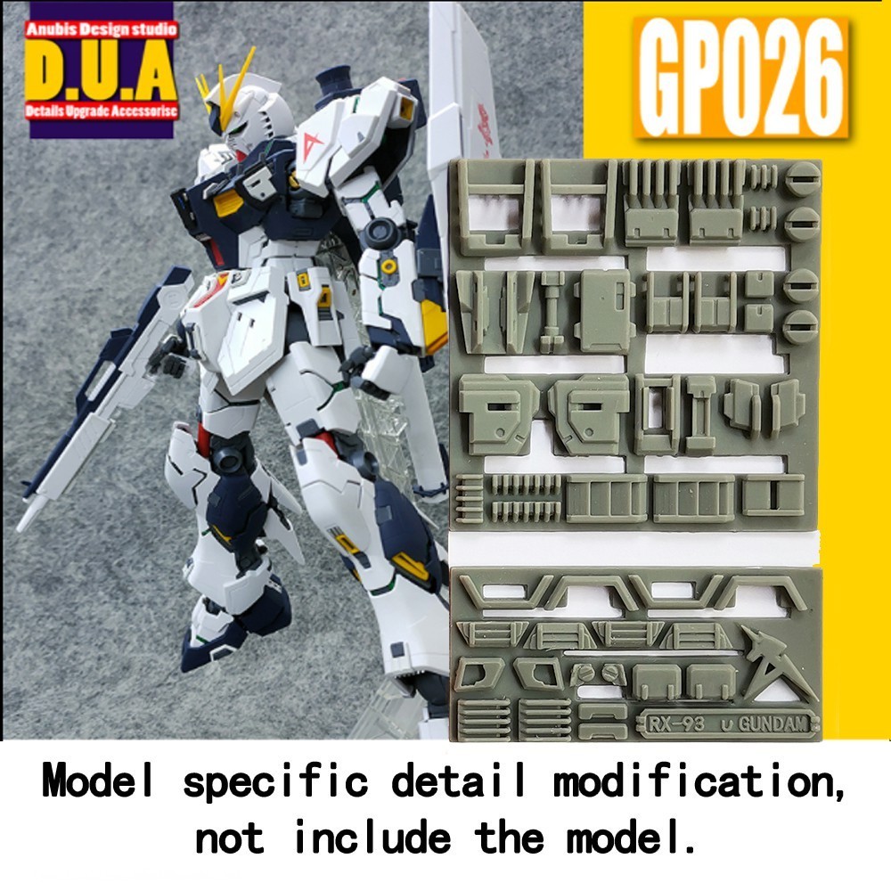 ANUBIS 3D print detail upgrade parts GP026 fit for MG RX-93 V Nu Ver.Ka ...