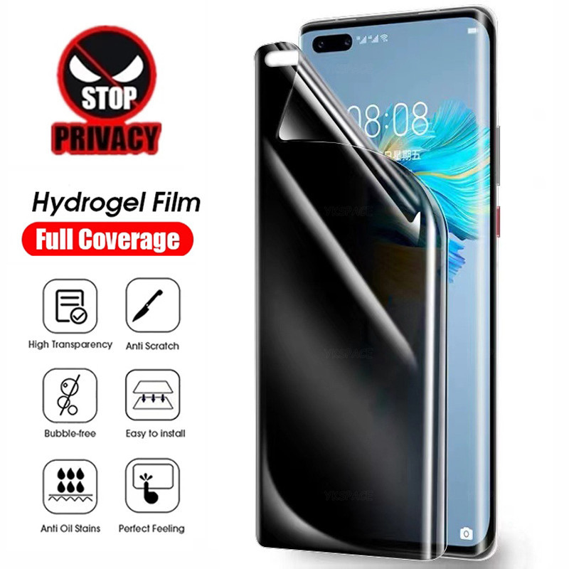 Huawei P50Pro P60Art P60Pro 2Pcs 400D Anti Spy Privacy Soft Hydrogel ...