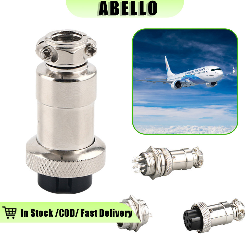 16MM GX16/DF16B Male Female Socket Connector 2/3/4/5/6/7/8 Pin Aviation ...