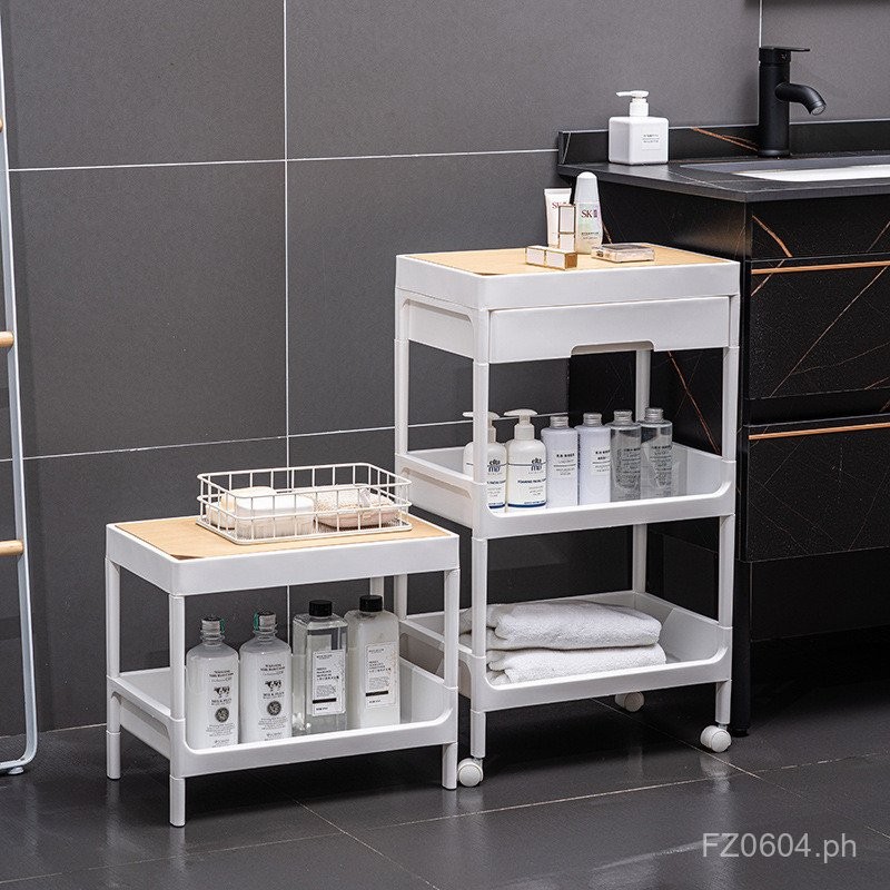 Mobile Trolley Storage Rack for Bedroom Snacks Refrigerator Multi-layer ...