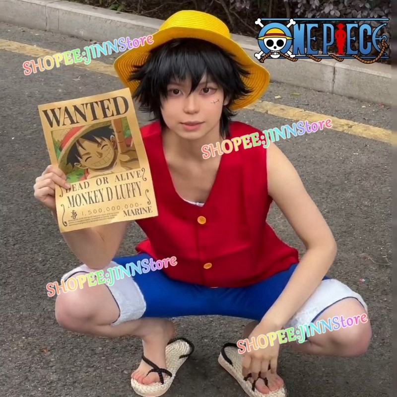 - JINN - Monkey D Luffy Cosplay Costume Anime ONE PIECE Cosplay LUFFY ...