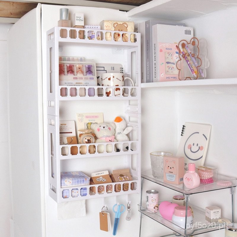 No-Drill Wall-Mounted Bedside Storage Rack for Student Dormitory ...