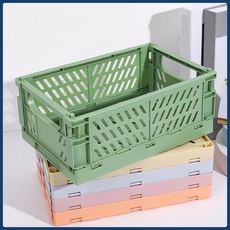 Lillove cute Simple and creative foldable storage box desktop finishing ...