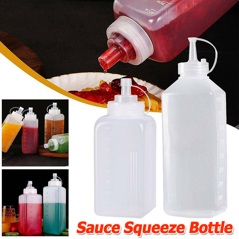 Large Capacity Squeeze Bottles / Food-grade Salad Sauce Oil Bottles ...