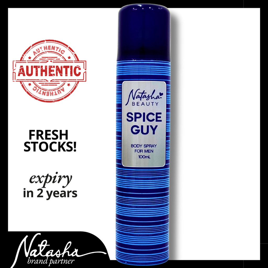 Natasha Beauty Body Spray For Men Spice Guy 100ml by Natasha | Shopee ...