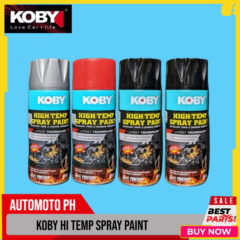 Koby Hi-Temp Spray Paint 450ml Premium Quality | Best Performance ...