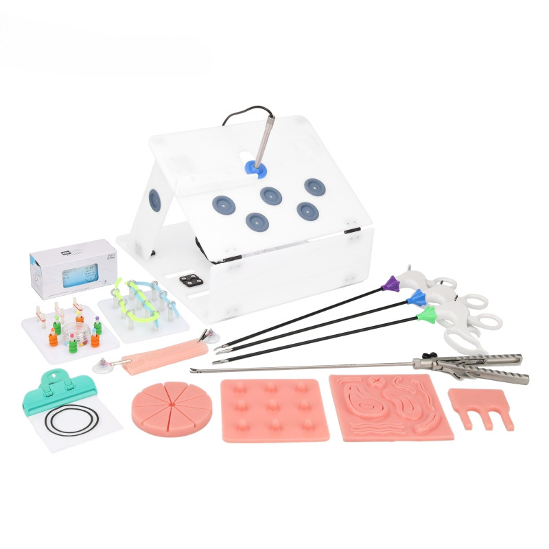 Laparoscopic Training Simulator Full Set, Laparoscopy Trainer Box with ...