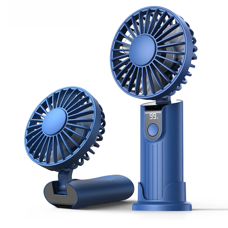TOPK 5000mAh Mini Portable Fan USB Rechargeable Hand Held Fan,Small ...