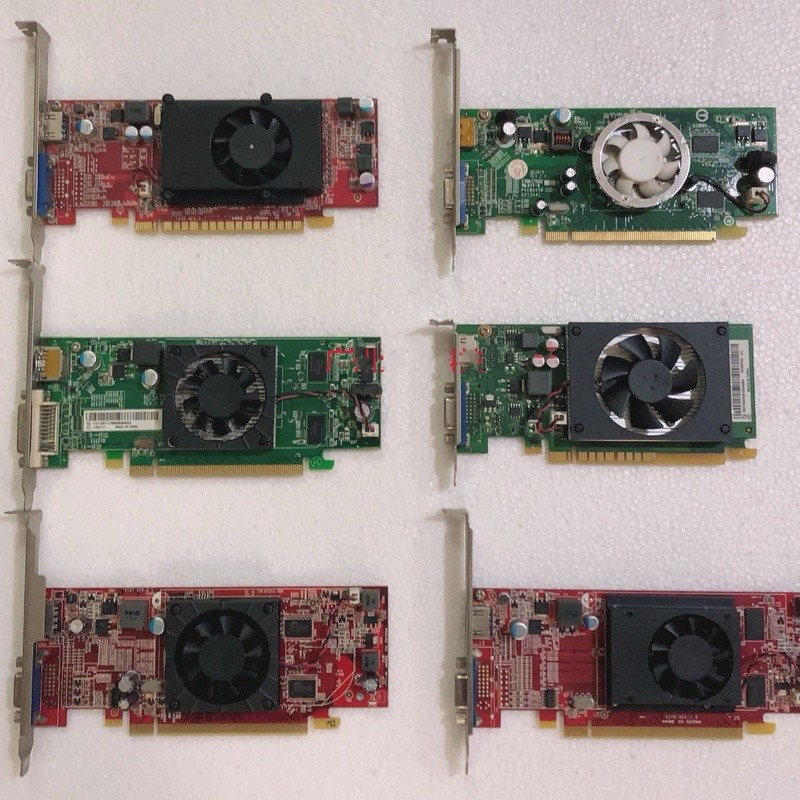 Dismantling graphics card 512m VRAM 1g Desktop computer small graphics ...