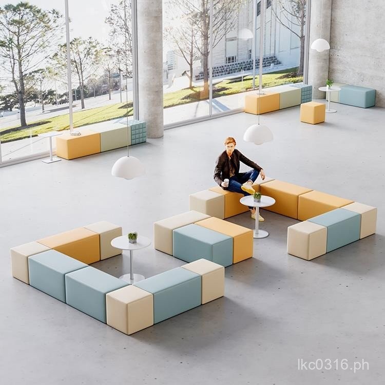 Sofa Training Studio Bench Early Education School Rest Area Simple ...