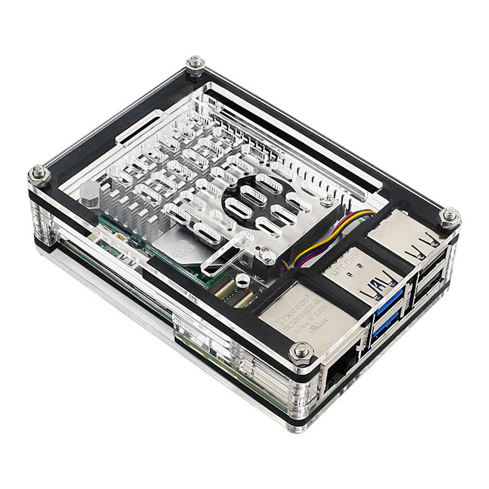 9 Layers Acrylic Case Convenient Protective Case Case for Raspberry Pi 5 4GB/8GB [LosAngeles.ph ...