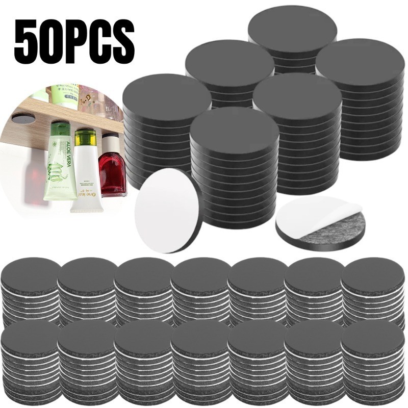 50Pcs 20x2mm Round Magnetic Sheet - Magnet Stickers - Chalkboard ...