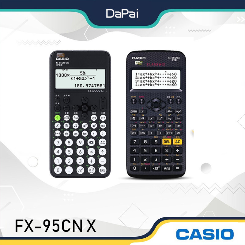 Casio FX-95CN X Chinese Version Scientific Function Calculator One Two ...