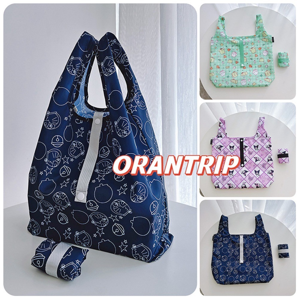 Shopping Bag Cute Mini Hand Bag Cloth Bag Foldable Kuromi Tinkerbell ...