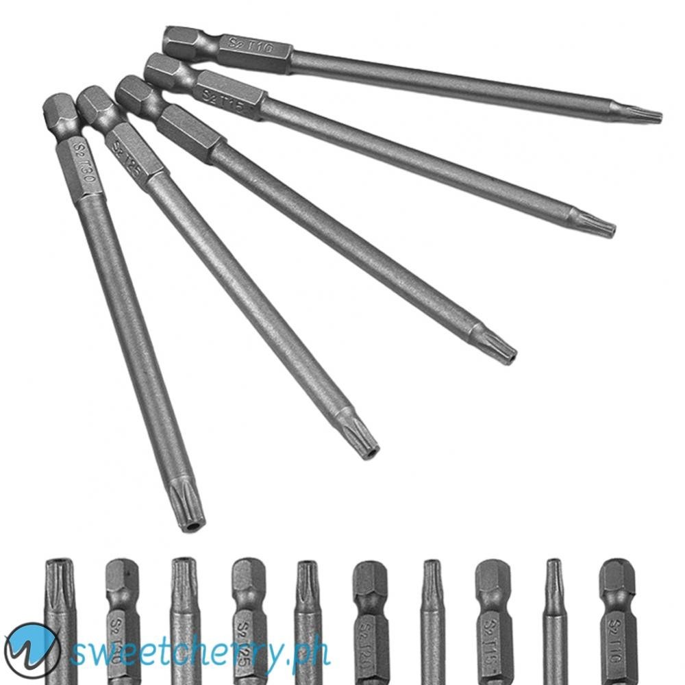 Premium Magnetic Hollow Torx Screwdriver Bits Set 5pcs 100mm Long ...