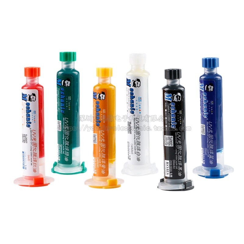 Repair guy solder resist paste UV light curing solder resist oil ...