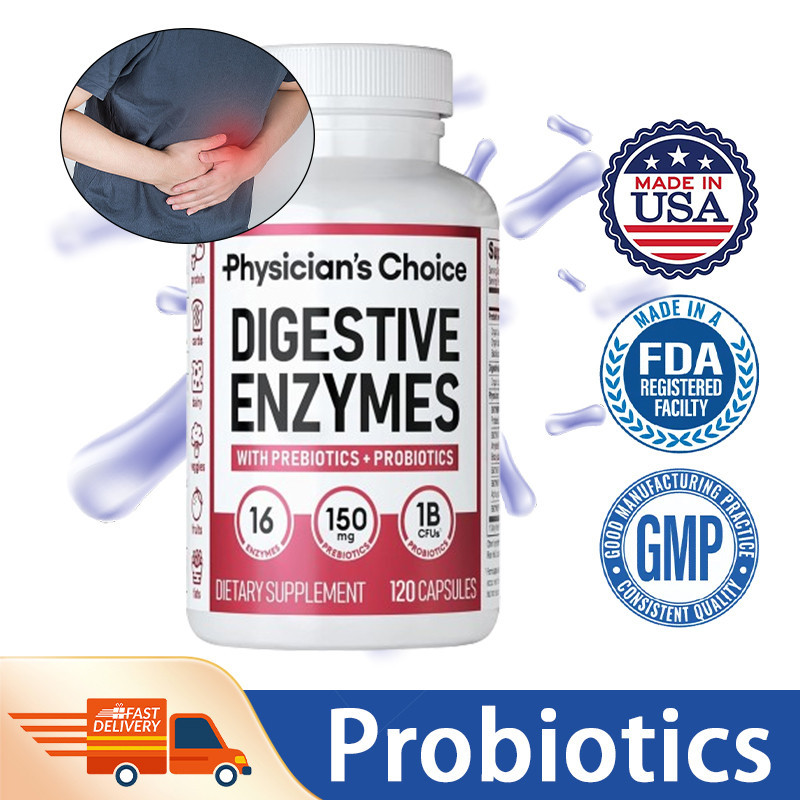 Physician's CHOICE Digestive Enzymes - Multiple enzymes, organic ...