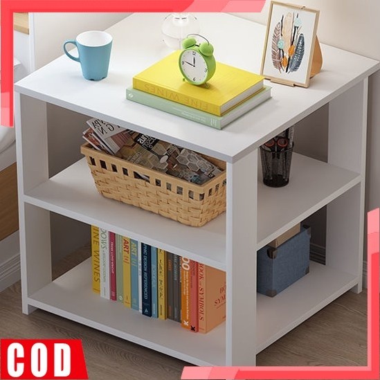 Small Square Desk Side Table Simple Bedside Table Nordic Bedroom ...