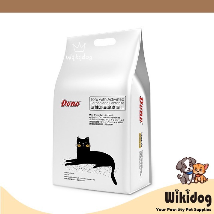 Dono Cat Litter Sand Tofu w/ Activated Carbon and Bentonite 6L | Shopee ...