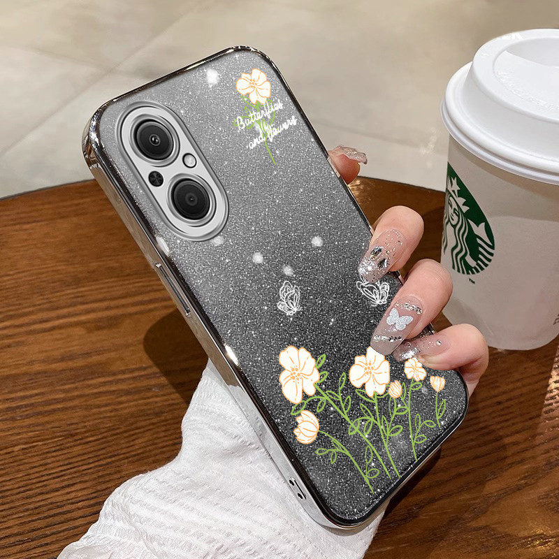Casing REALME C67 4g Phone case blooms with beautiful flowers soft ...