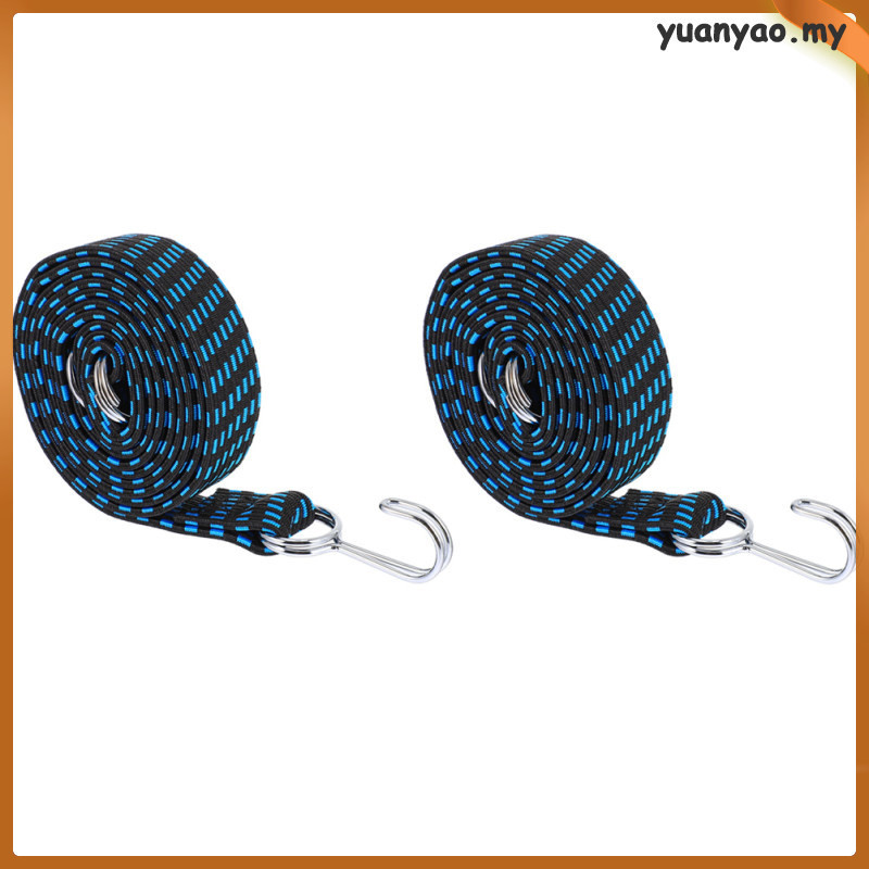 2 Pcs Elastic Cord Strap Bag Fixing Straps Stretchy Luggage Tie Cargo ...
