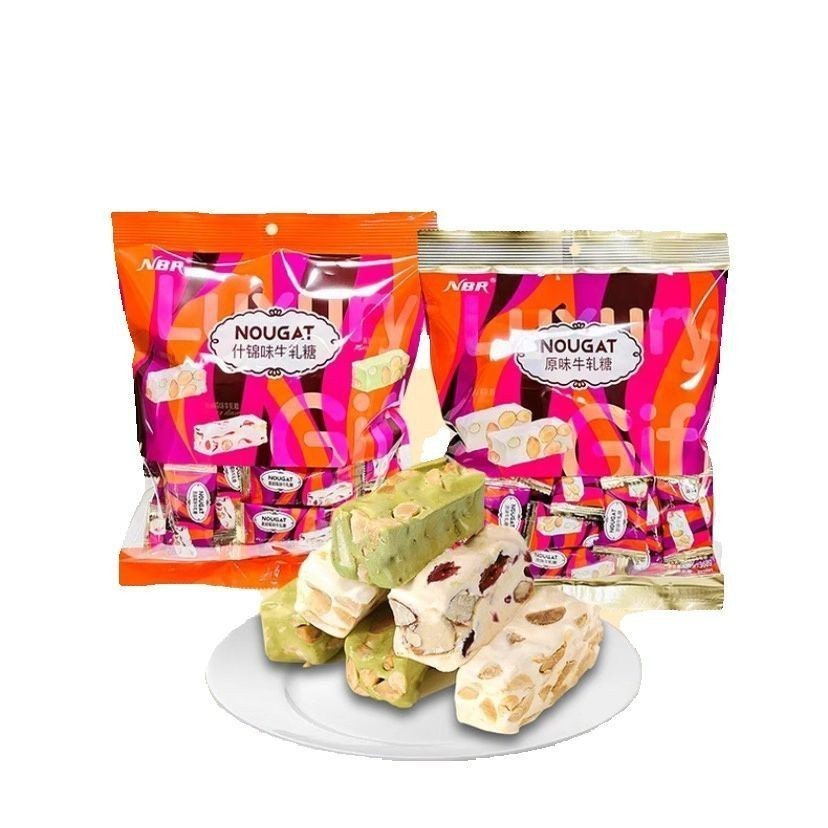 NOUGAT 368g Taiwan Nugus 3 Flavor In 1 Bag Gummy Milk/Green Tea ...