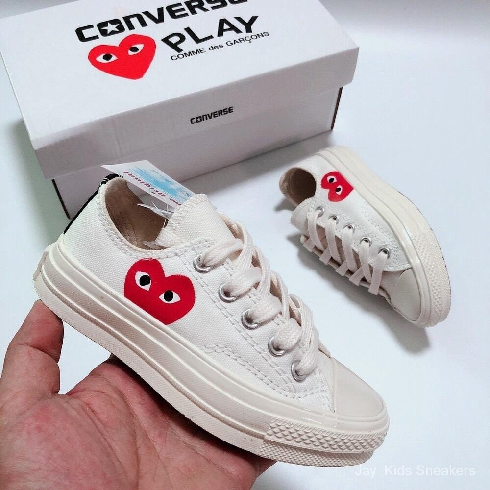 CDG x Conve chuck taylor all star 1970s for kids shoes boy's and girl's ...