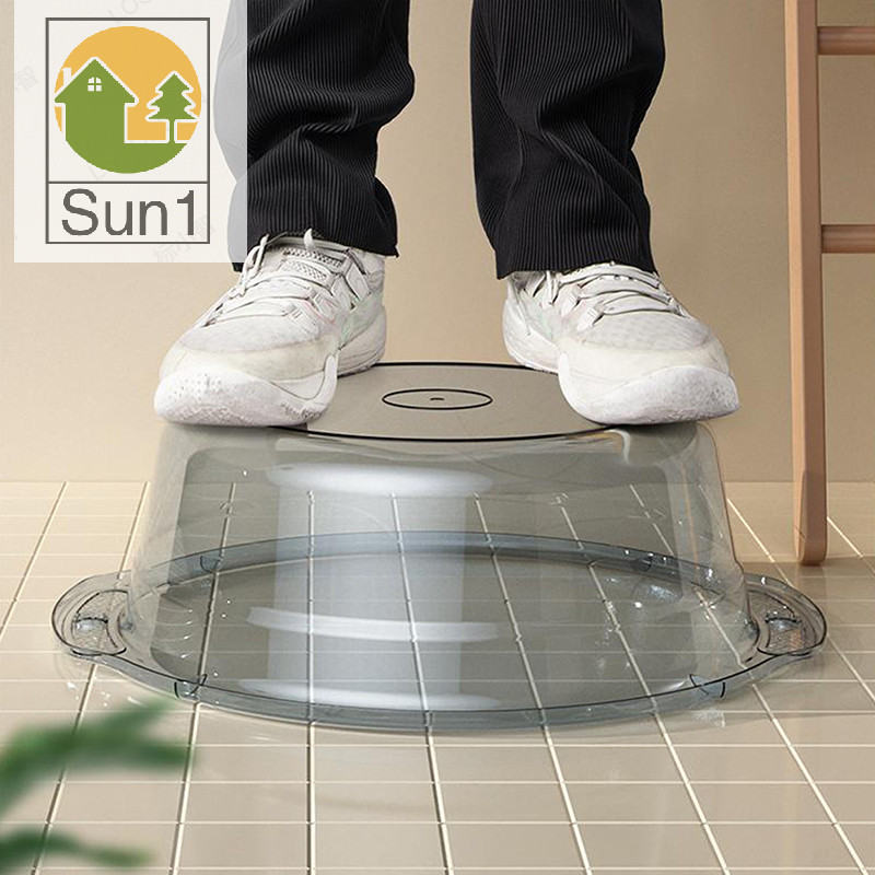 Sun1> 1PCS Transparent Washbasin Dormitory Student Washbasin Portable ...