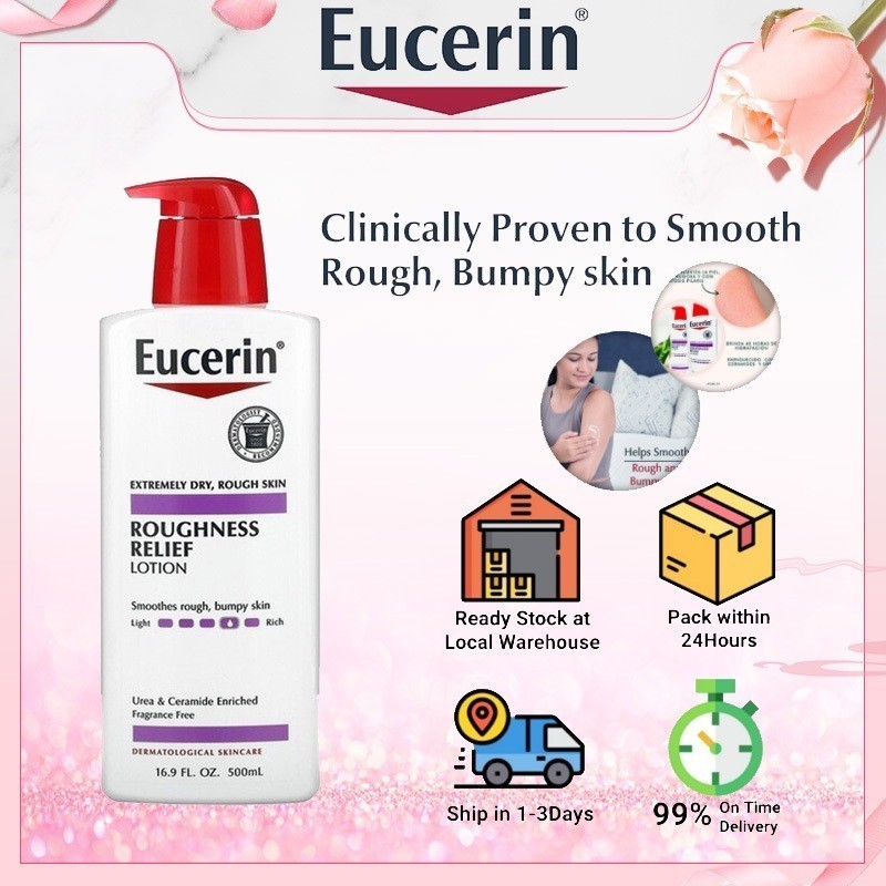 EUCERIN Roughness Relief Lotion 500ml for Extremely Dry,Smoothes Rough ...