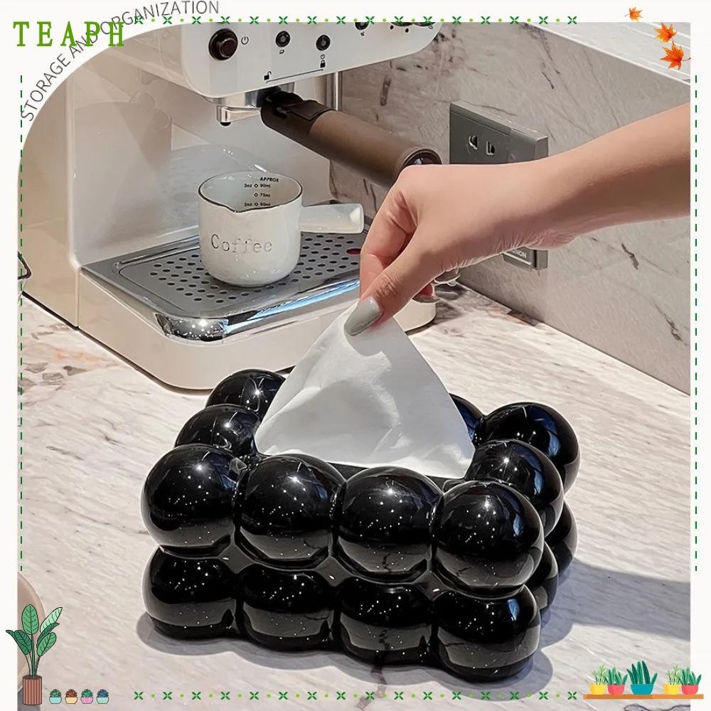 TEAPH Tissue Box, Dining Table Napkin Paper Towel Dispenser, Home Deco ...
