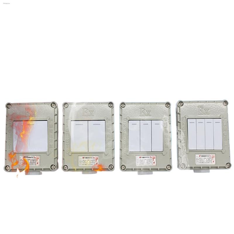 Type 86 explosion-proof wall switch socket single and double light and ...