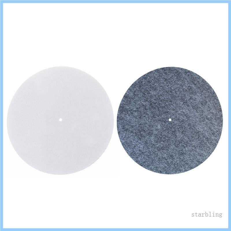 3MM Thick Anti-Static Felt Platter Turntable Mat Anti-Vibration Slipmat ...