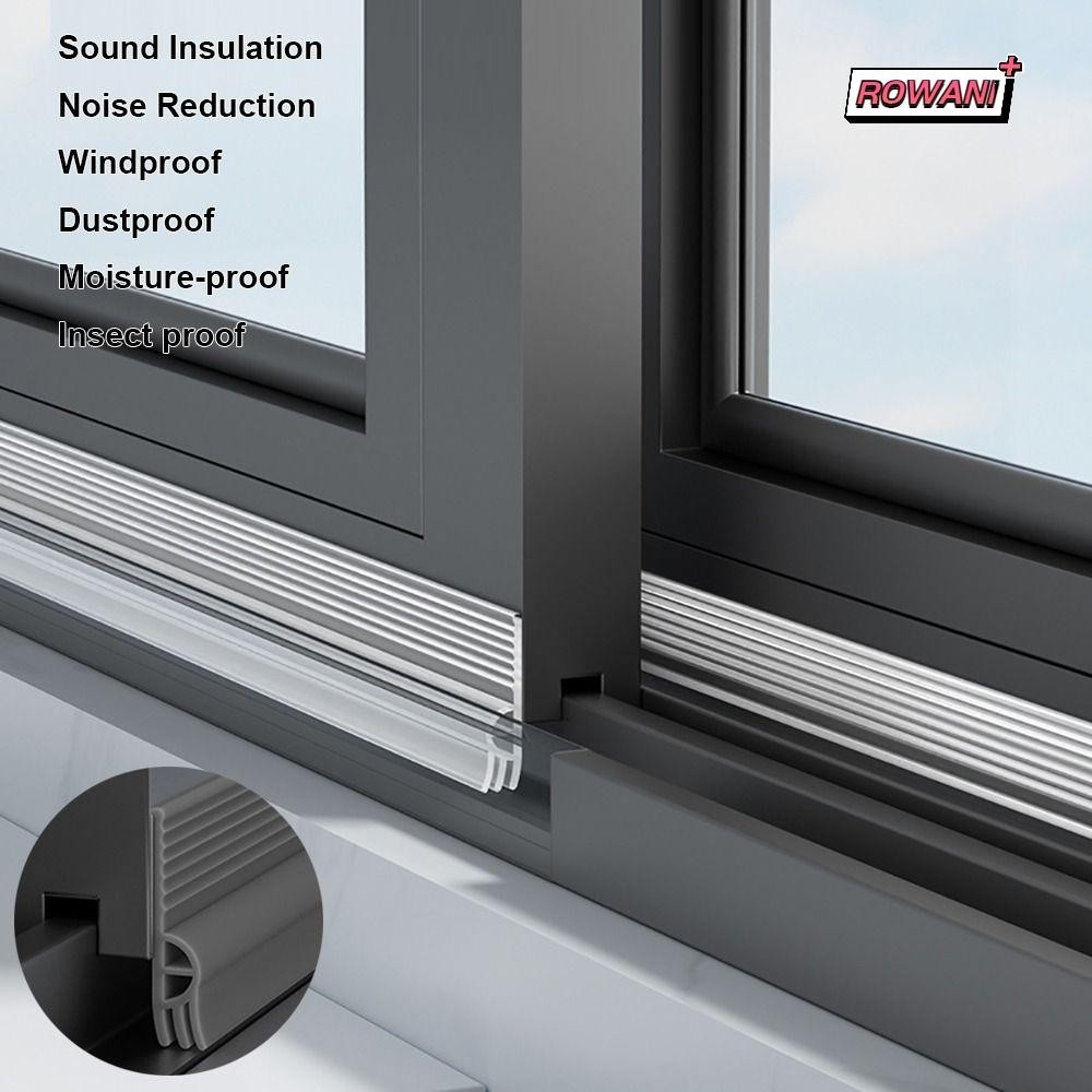 ROWAN1 2/4M Sliding Window Sealing Strip, Windproof Insectproof Draught ...