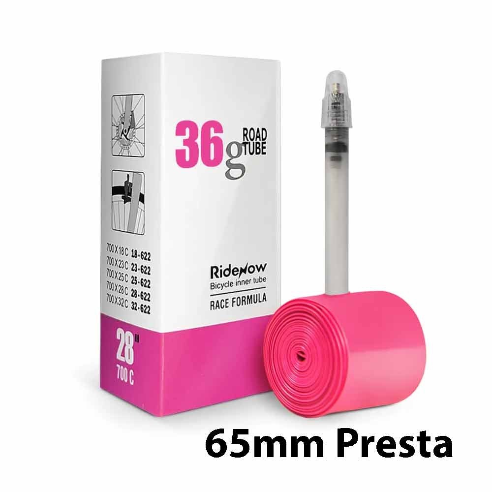 RideNow Ultralight Bike Inner Tube 36g 45mm/65mm Presta Valve TPU ...