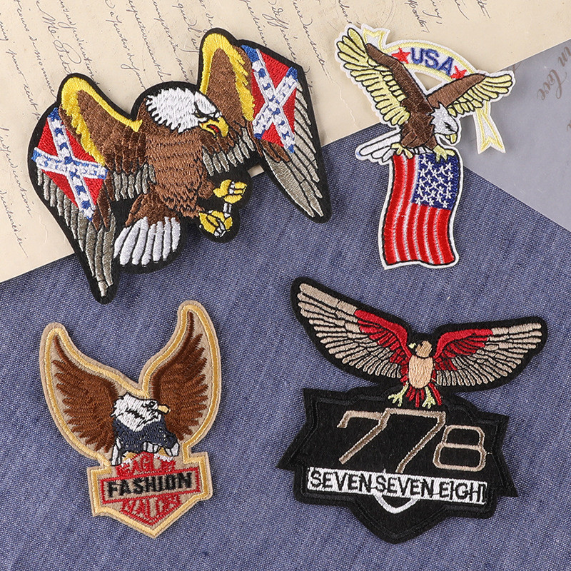 Pro Patch Store Eagle Letter Series DIY Embroidery Patches for ...