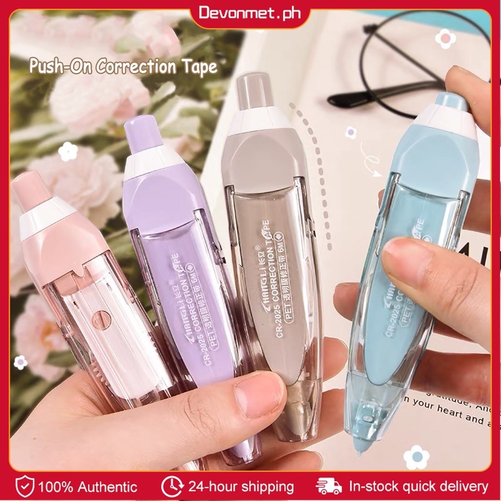 6m cute big correction tape push correction tape with pattern ...
