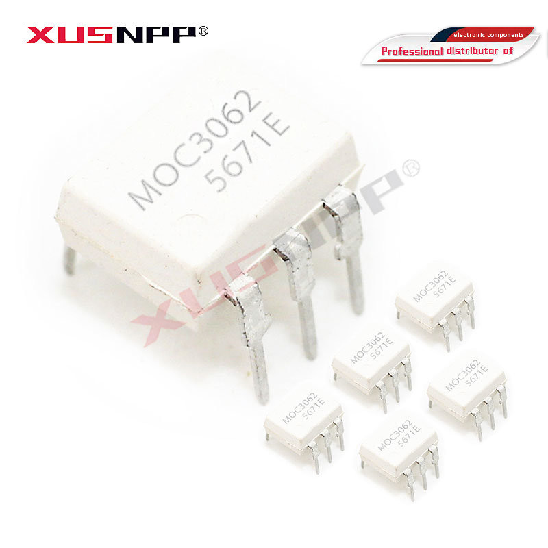 10pcs MOC3163 DIP 3163 DIP-6 Three-terminal optical isolator triac ...