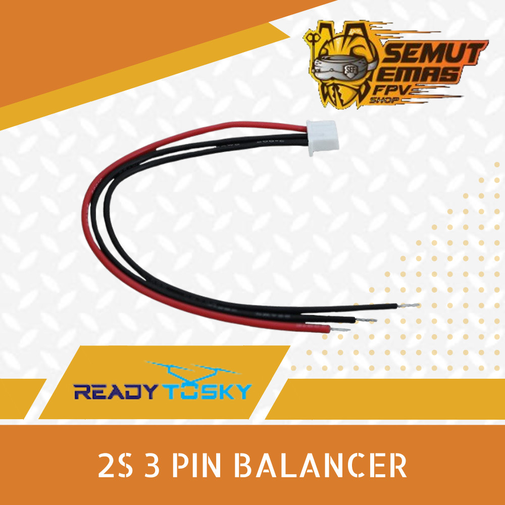 2S 3 Pin 10CM 22AWG Balancer Balance Charge Wire Cable | Shopee Philippines
