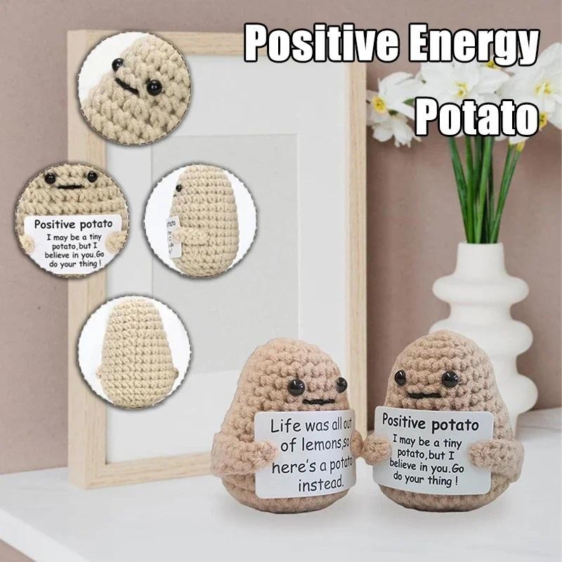 Funny Positive Potato Energy Motivational Potato designhet Doll Desk ...