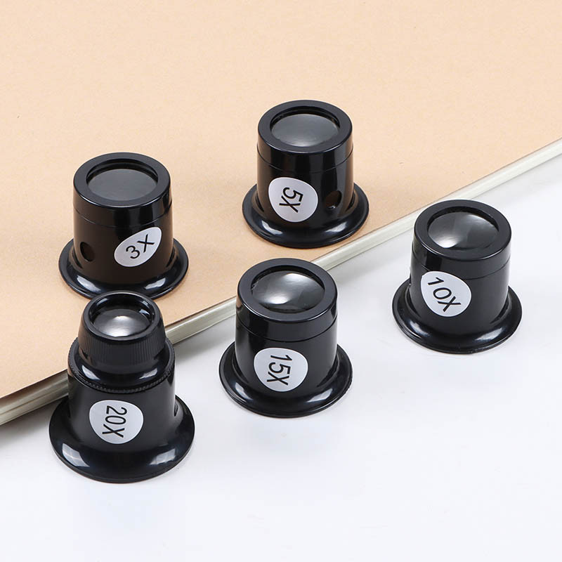 Professional Eye Loupe Magnifiers 3x 5x 10x 15x 20x Watch Repair Tool ...